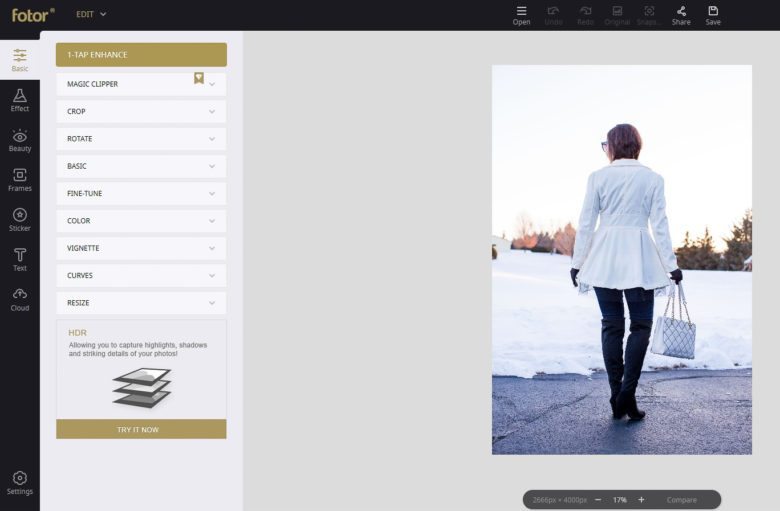 Editing and Designing My Photos With Fotor