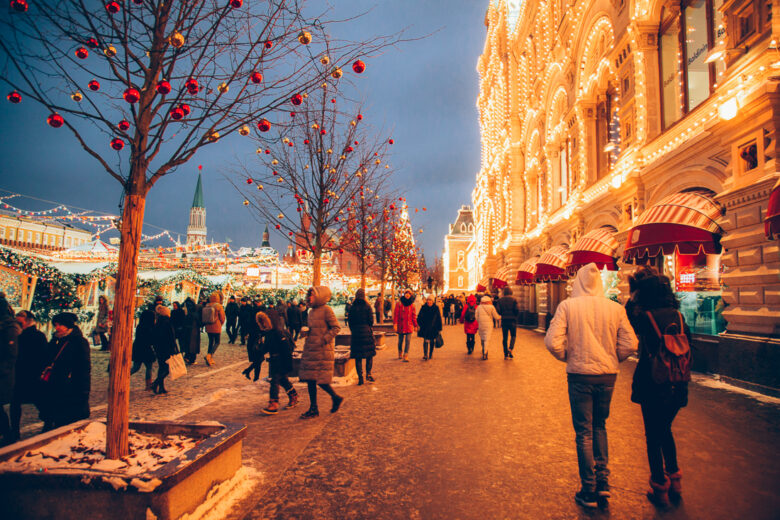 20 Magical Photos of Christmas in Moscow, Russia
