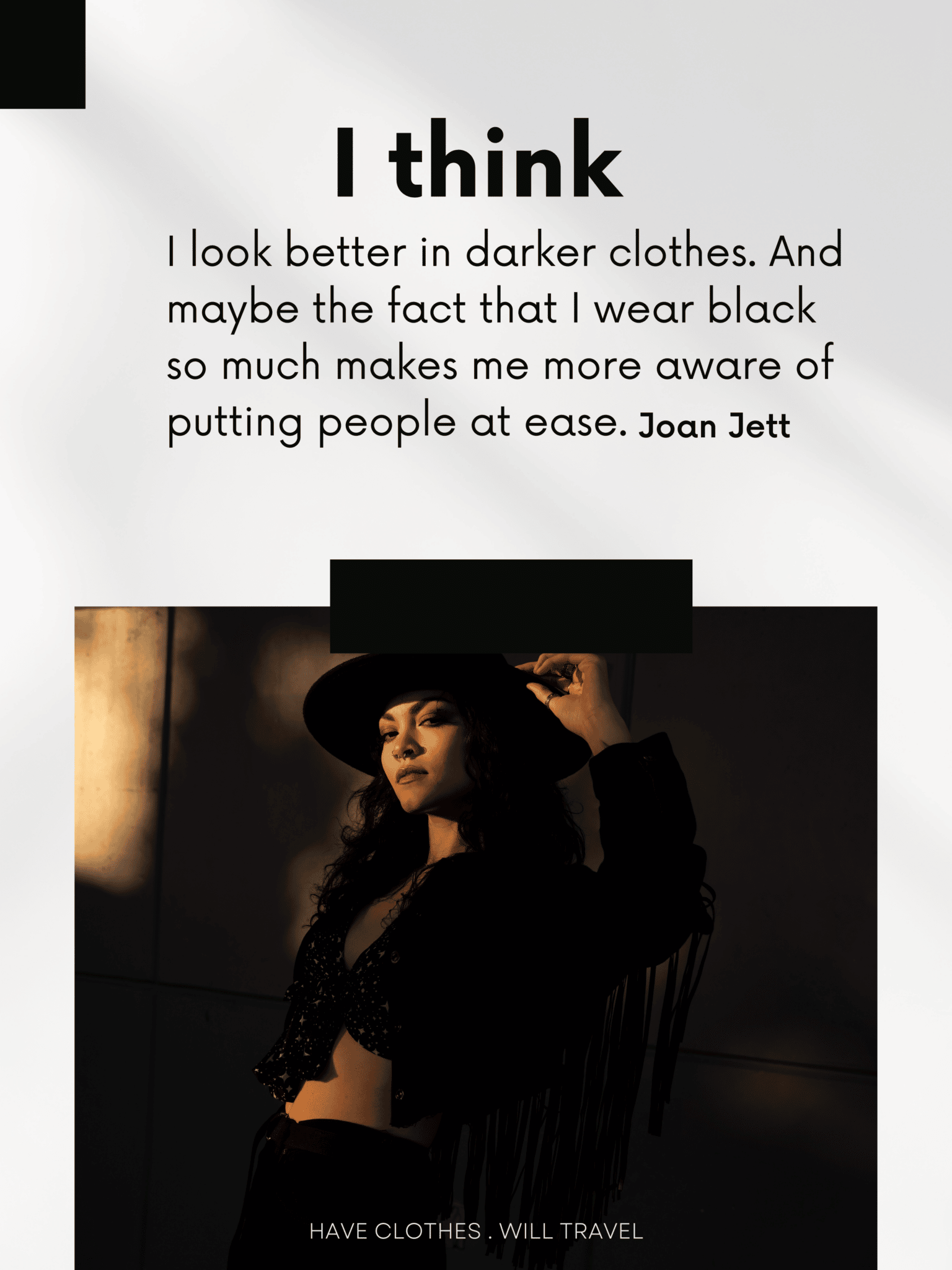45+ Black Outfit Quotes For The Perfect Instagram Caption